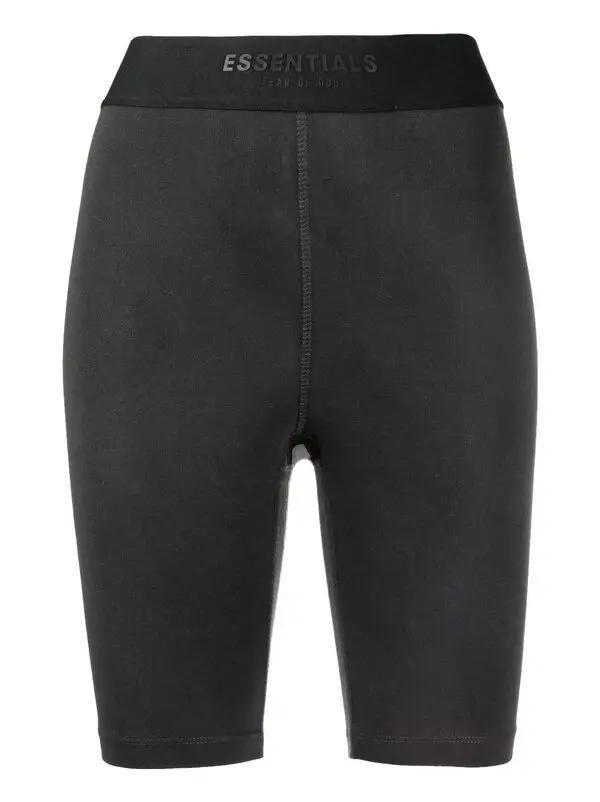 Fear Of God Sport Shorts With Logo Waistband - Grey