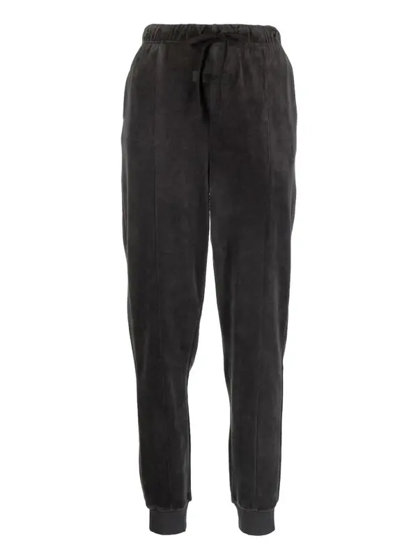 Fear Of God Drawstring Velour Trousers - Grey