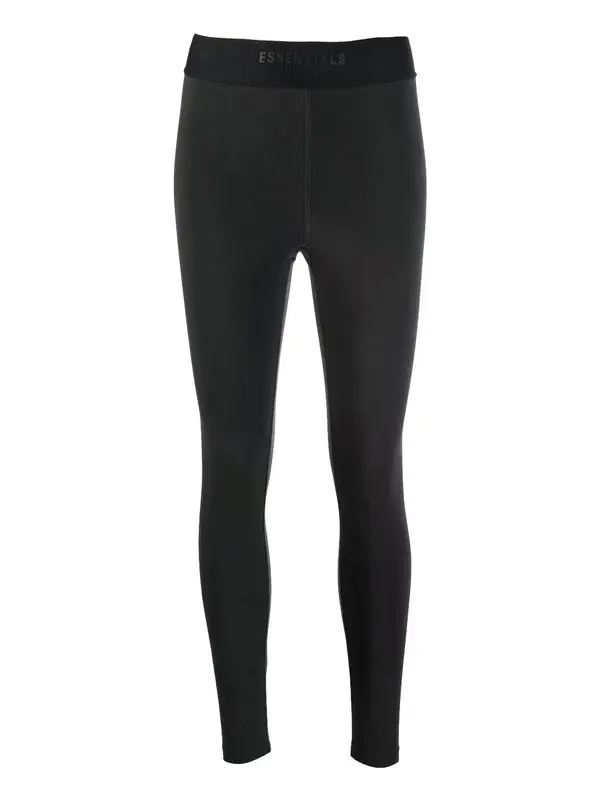 Fear Of God Logo-waistband Leggings - Black