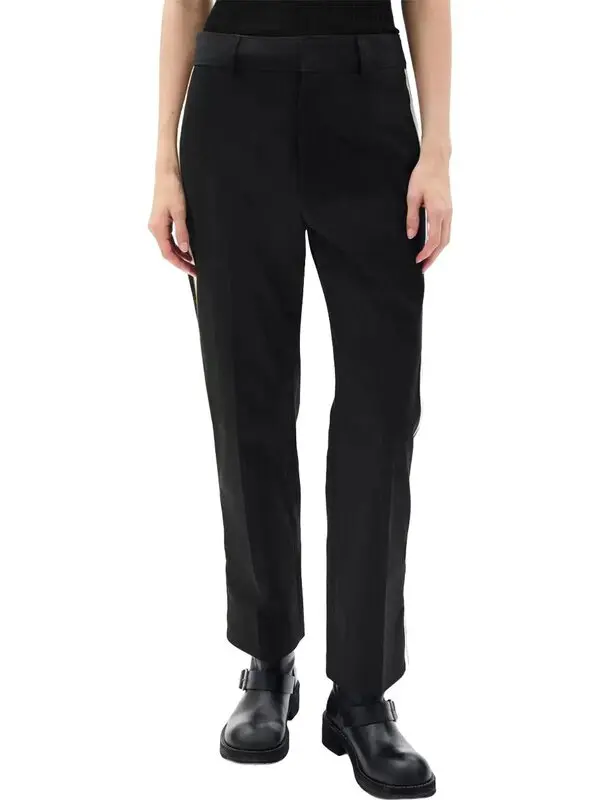ANN DEMEULEMEESTER Fera Straight-leg Trousers - Black