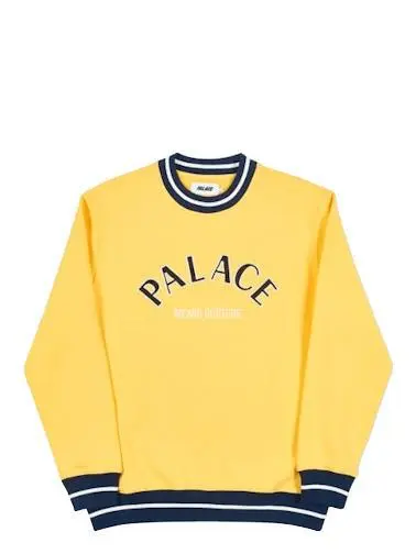 PALACE Couture Crewneck Sweatshirt - Yellow
