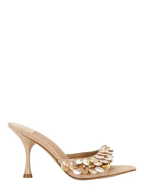 Jeffrey Campbell Agent" Suede Sandal - Tan