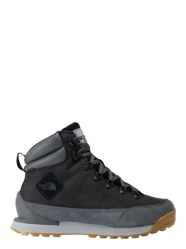 The North Face Back To Berkeley Iv Leather Waterproof Boots - Black/asphalt Grey