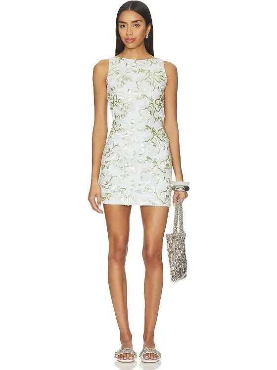 SIEDRES Sequin Embellished Mini Dress - Grey