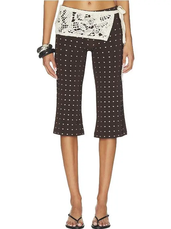 SIEDRES Gianna Pant - Brown