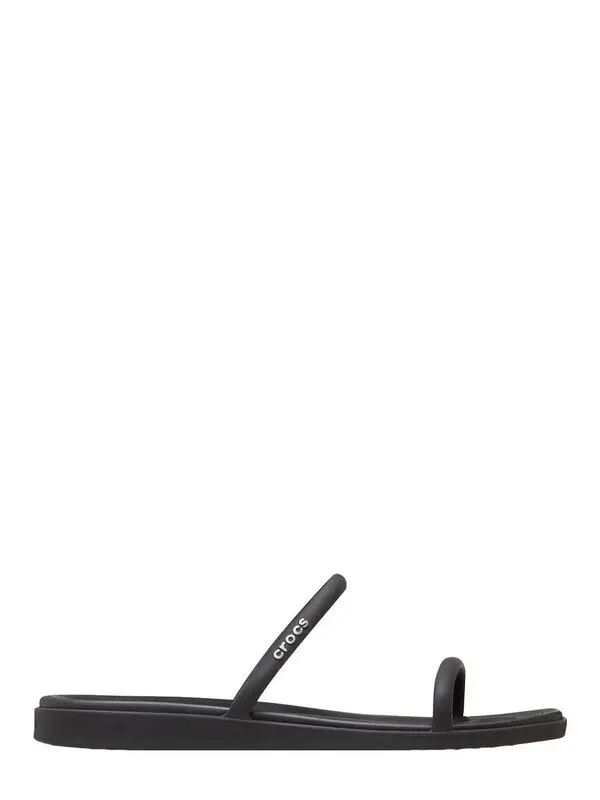 CROCS Miami Two Strap Sandal - Black
