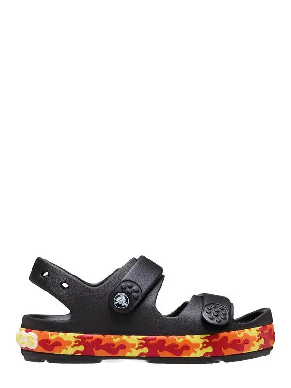 CROCS Crocband Cruiser Flames Sandal - Black