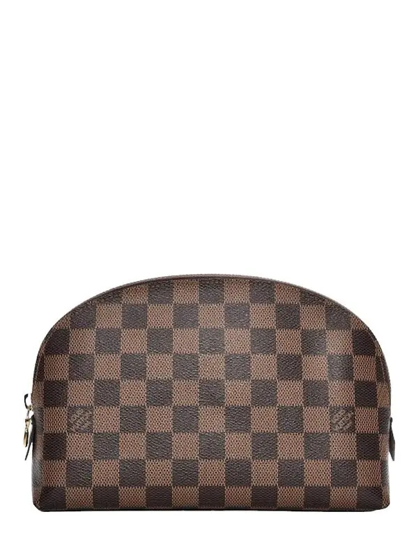 LOUIS VUITTON Damier Ebene Gm Cosmetic Pouch - Brown
