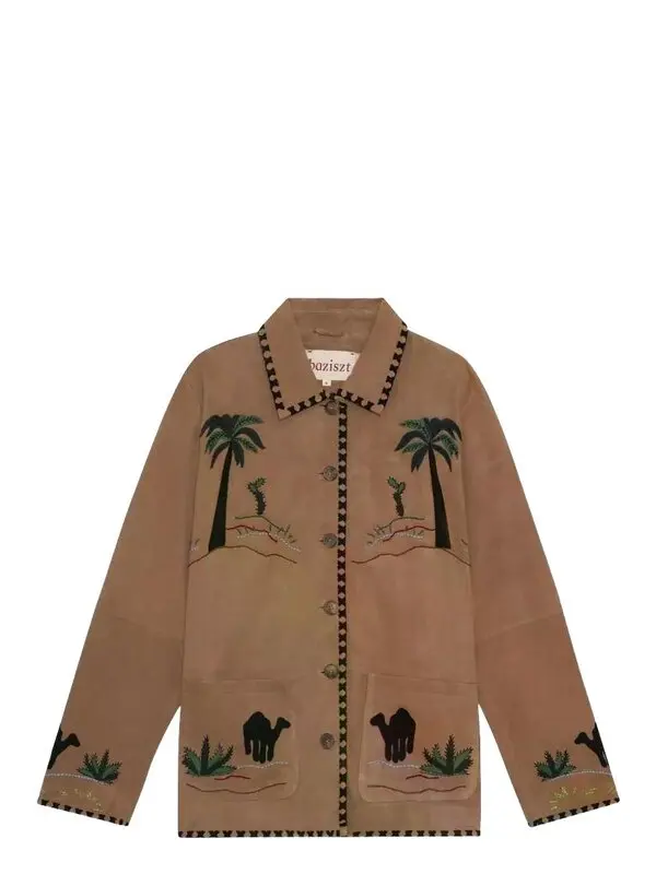 BAZISZT Fuga Shirt Jacket - Brown