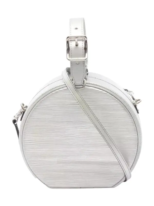 LOUIS VUITTON Epi Petite Boîte Chapeau Satchel - Silver