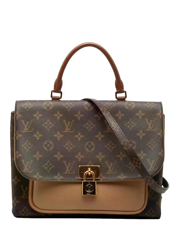 LOUIS VUITTON Monogram Marignan Satchel - Brown