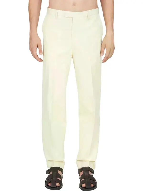 DIOMENE Cotton Trousers - Neutrals