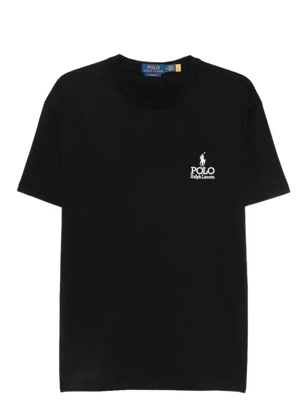 Polo Ralph Lauren Logo-embroidered T-shirt - Black