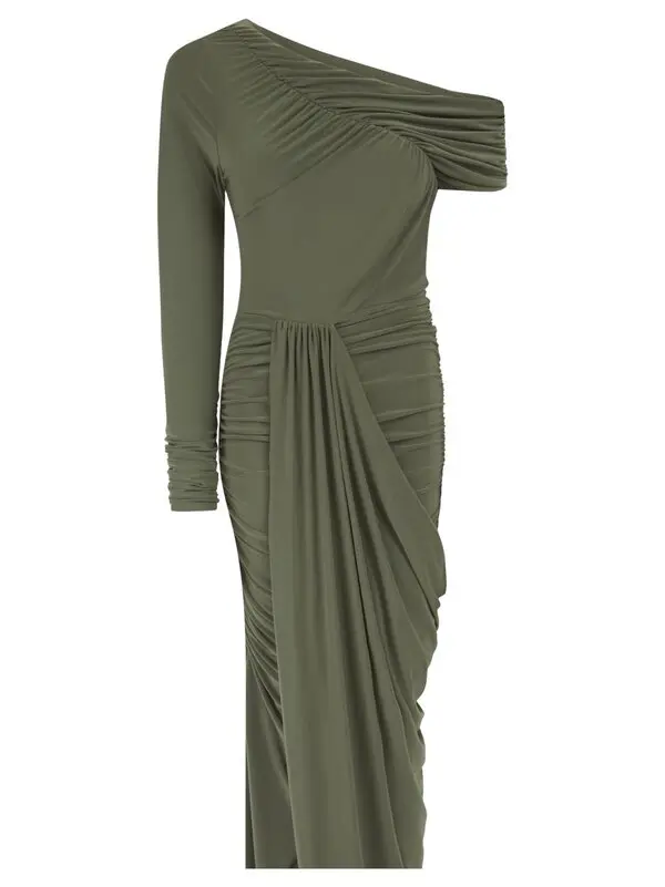 CELESTINE & MAE Anemone Midaxi Dress - Green