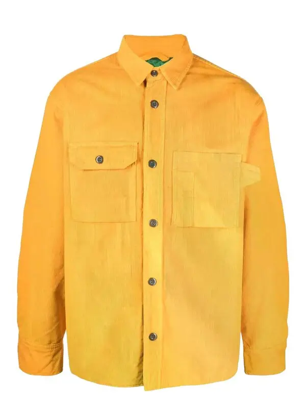DIESEL® Button-up Overshirt Jacket - Yellow