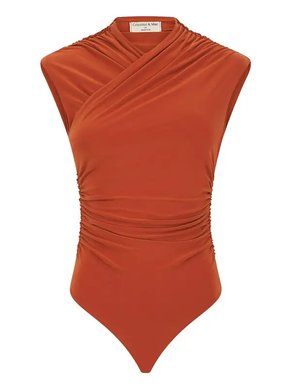 CELESTINE & MAE Azalea Bodysuit - Orange