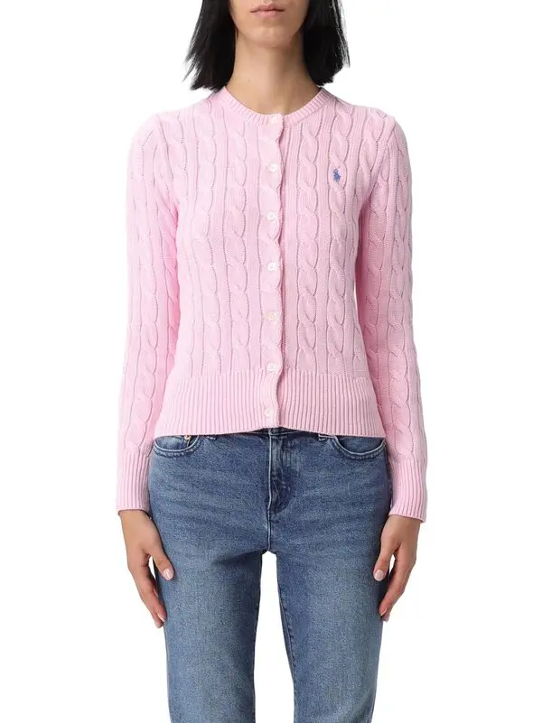 Polo Ralph Lauren Cable Knit Cardigan - Pink