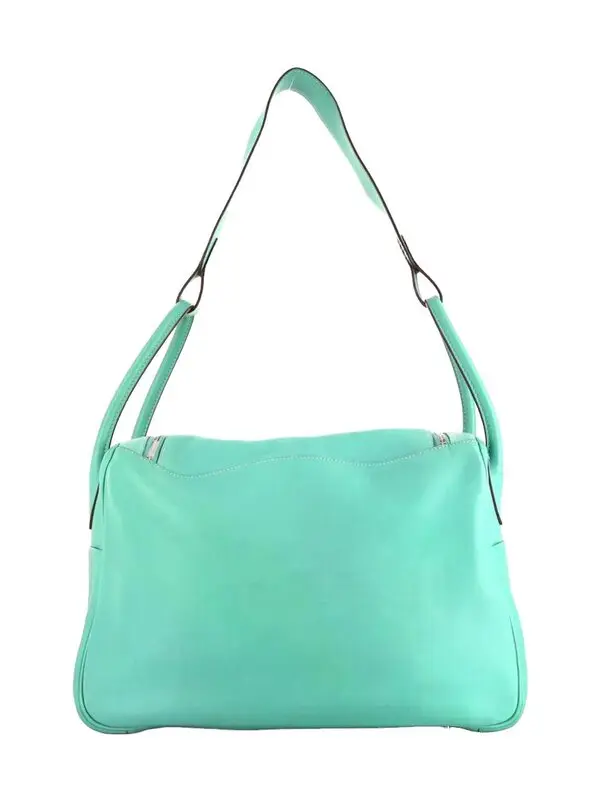 Hermès Lindy Leather Handbag - Blue
