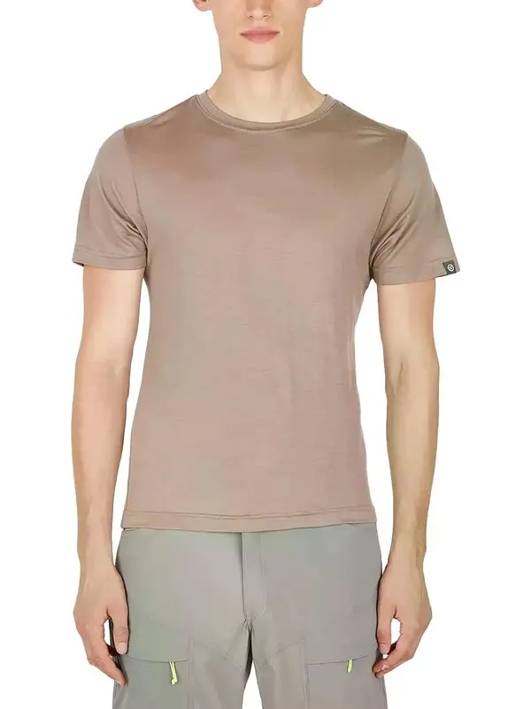 OSTRYA Crew-neck T-shirt - Brown