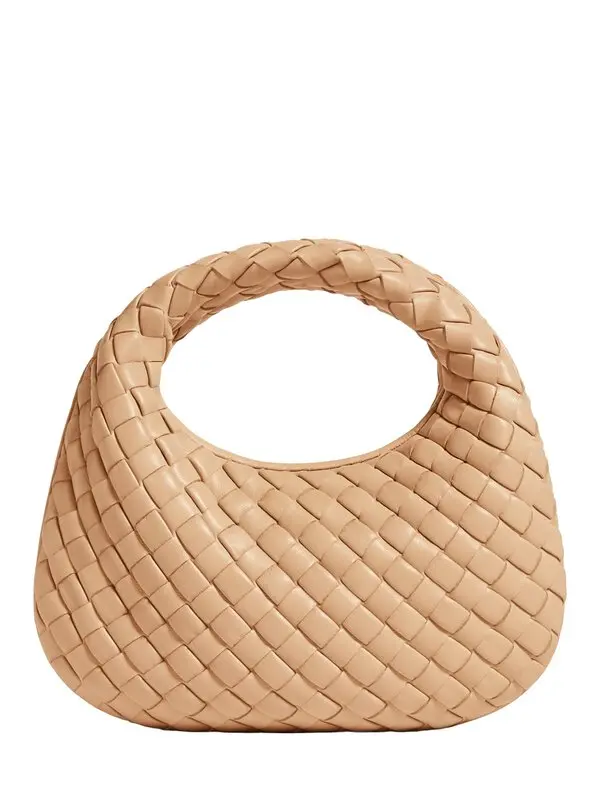 Bottega Veneta Mini Veneta Shoulder Bag - Neutral