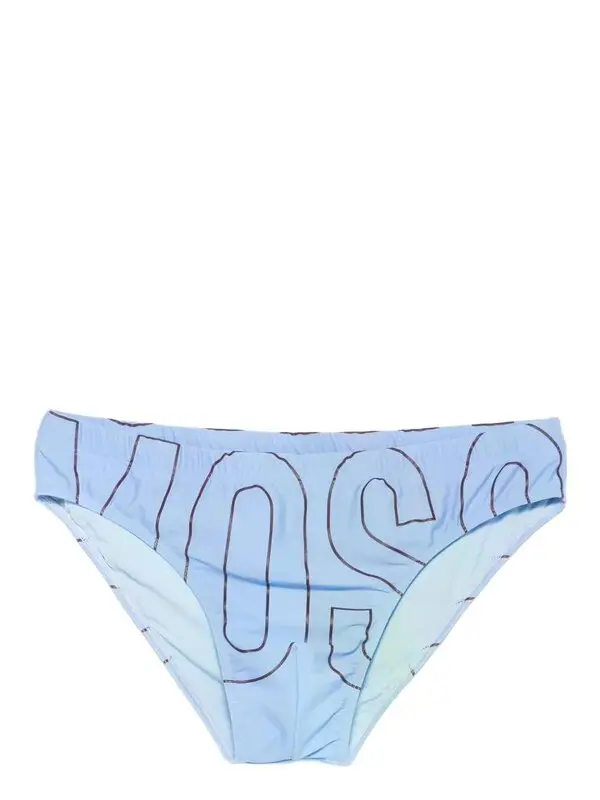 Moschino Print Swim Trunks - Blue