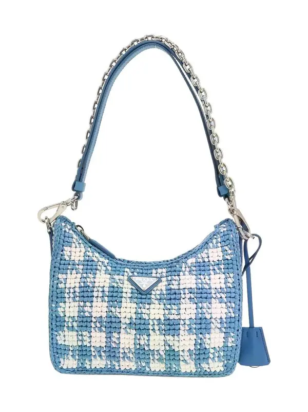 Prada 1978 Mini Re-edition Shoulder Bag - Blue