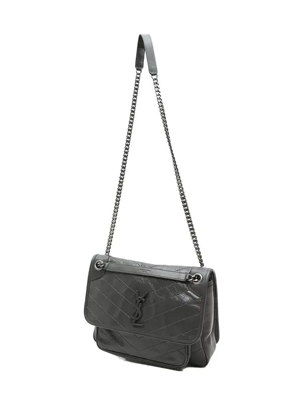 Saint Laurent Medium Niki Shoulder Bag - Grey