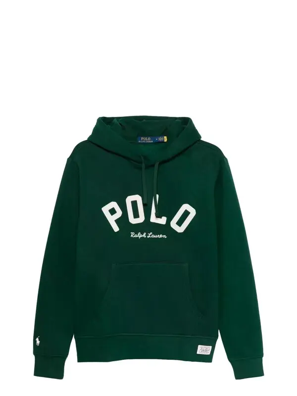 Polo Ralph Lauren Logo Embroidered Hoodie - Green