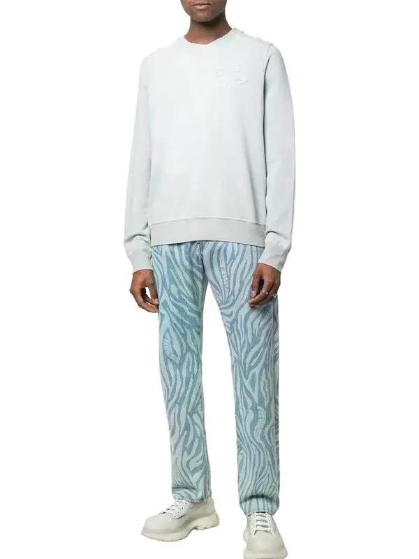 DIESEL® Cotton Sweatshirt - Grey