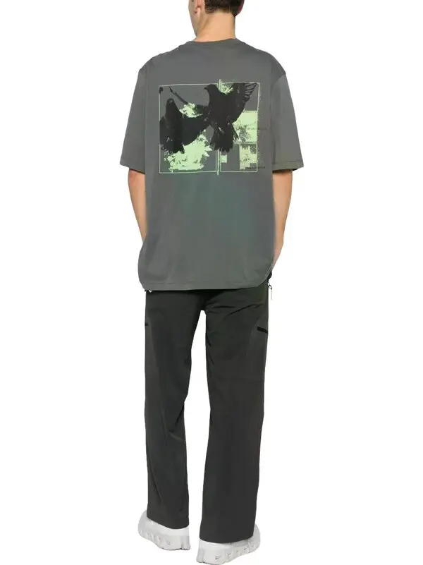 PEACEMAKER OAMC Graphic-print T-shirt - Grey