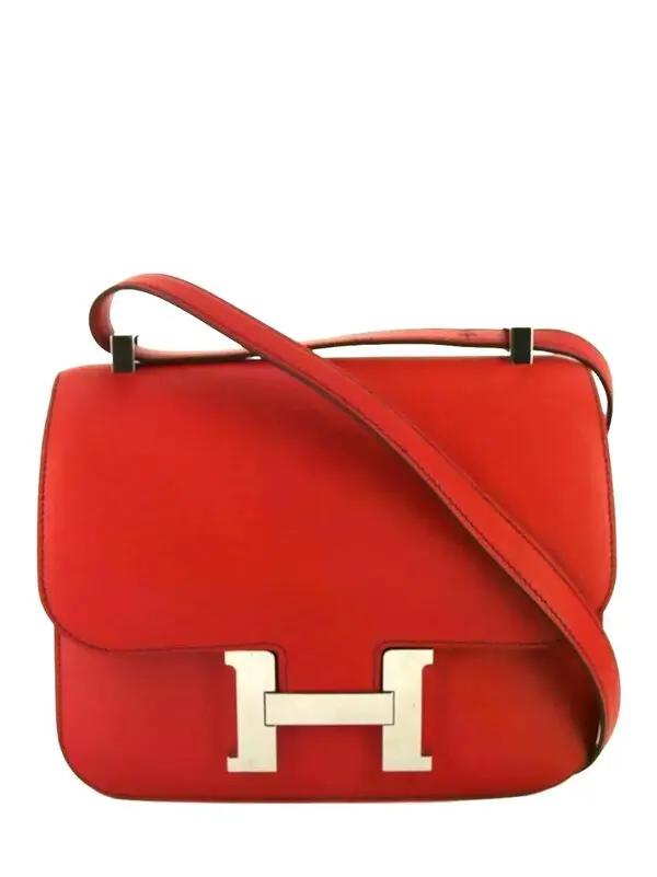 Hermès 2017 Constance 23 Shoulder Bag - Red