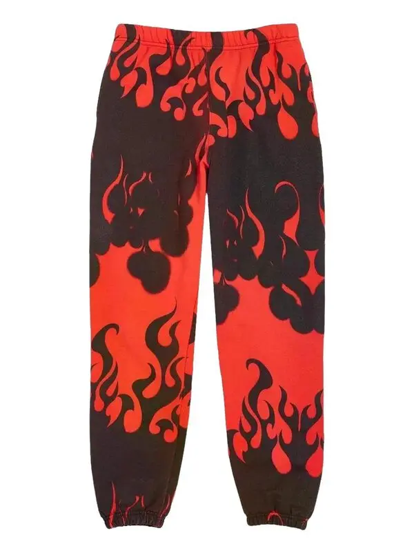 GALLERY DEPT. Flame Print Track Pants - Red