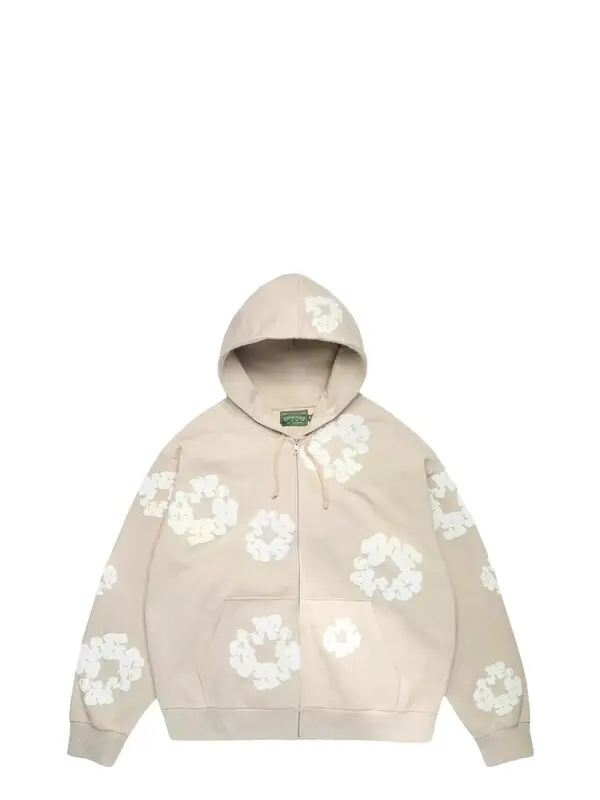 DENIM TEARS Cotton Wreath Hoodie - Neutrals