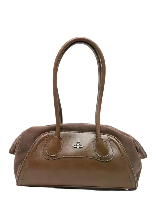 VIVIENNE WESTWOOD Shirley Orb-plaque Tote Bag - Brown