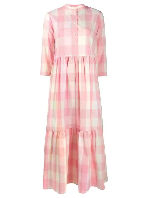 Woolrich Check-print Shirt Dress - Pink