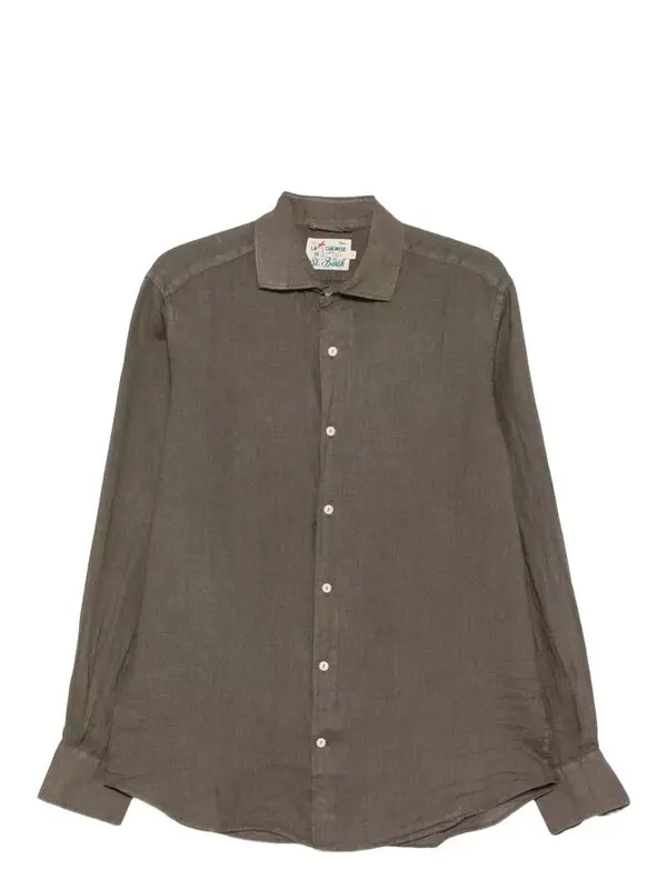 MC2 SAINT BARTH Pamplona Buttoned Shirt - Brown