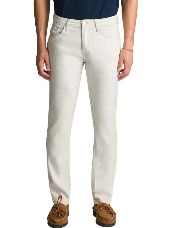 MAVI Marcus Slim Straight Leg Twill Pants - Nude Linen