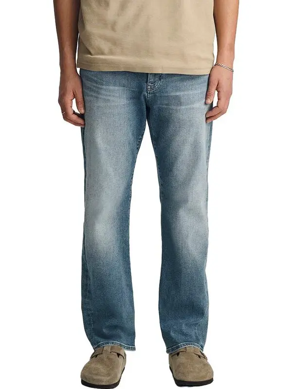 MAVI Matt Relaxed Straight Leg Jeans - Light Used Brushed Classic Vin