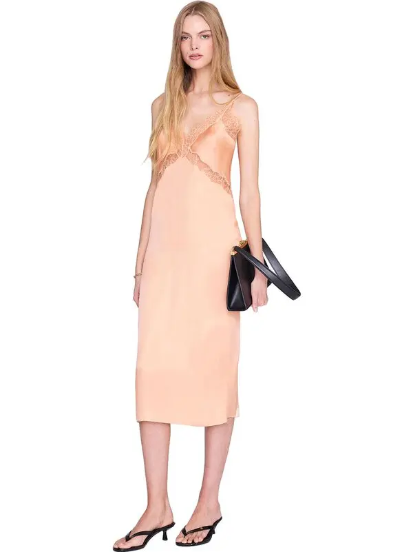 ANINE BING Carissa Midi Dress - Blush