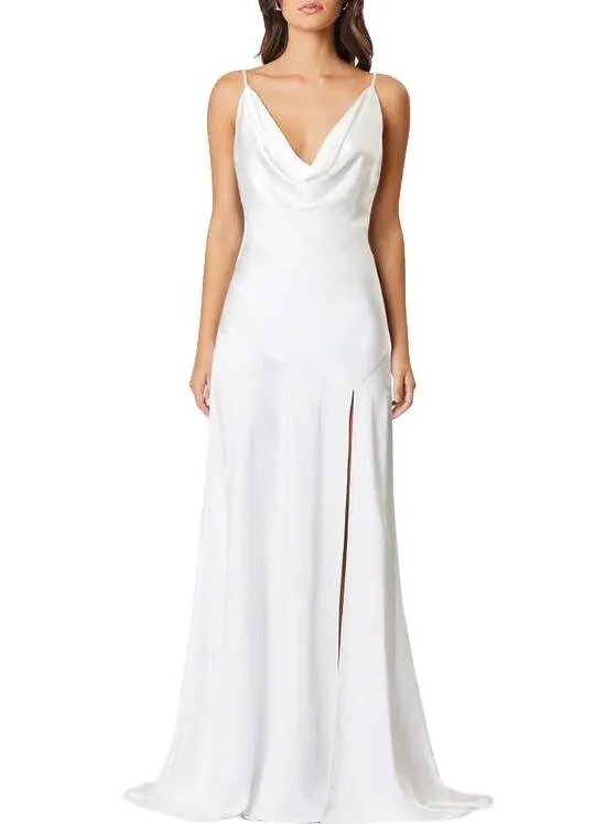 ELLIATT Clementine Satin Gown - Ivory