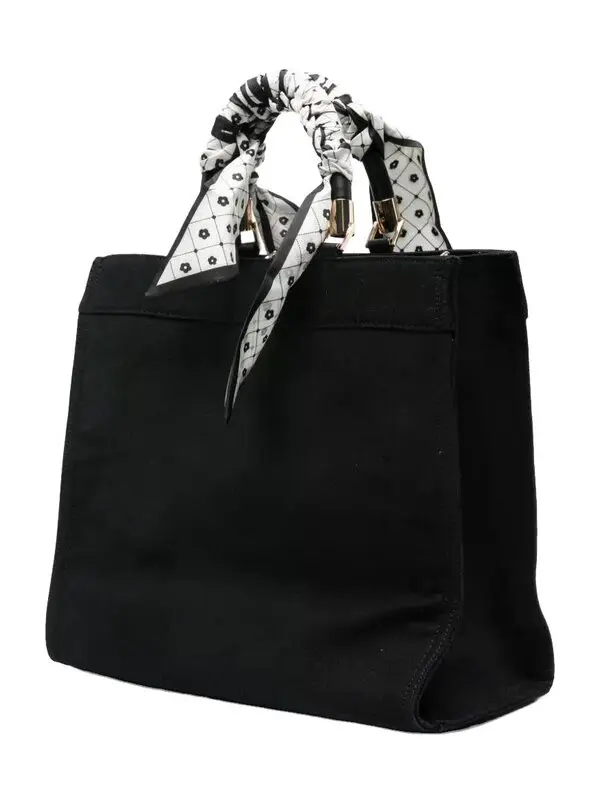 SECRET PON-PON Saint Tropez Teddy-bear Tote Bag - Black