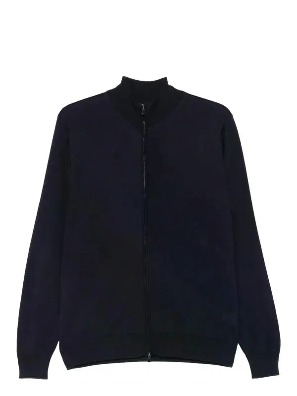 FILIPPO DE LAURENTIIS Zip-fastening Cardigan - Blue