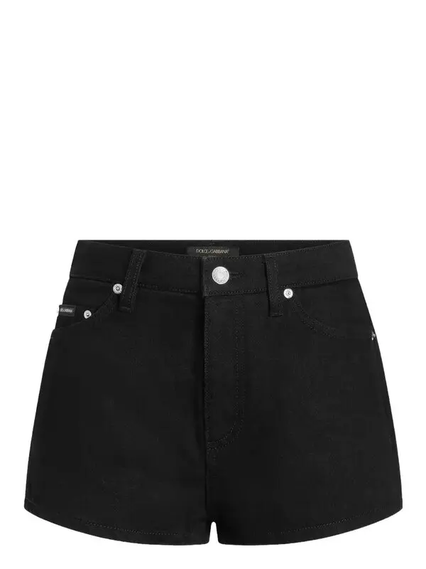 Dolce & Gabbana Audrey Fit Denim Shorts - Black