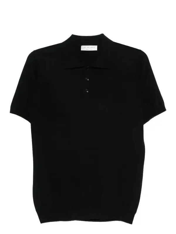 JEORDIE'S Short-sleeve Polo Shirt - Black