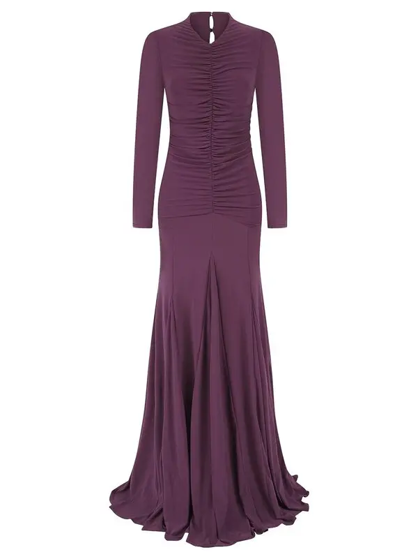 CELESTINE & MAE Zinnia Maxi Dress - Purple