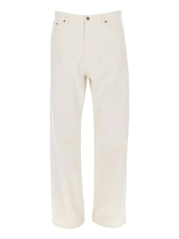 Valentino Garavani Jeans Cinque Tasche Vlogo - Ivory
