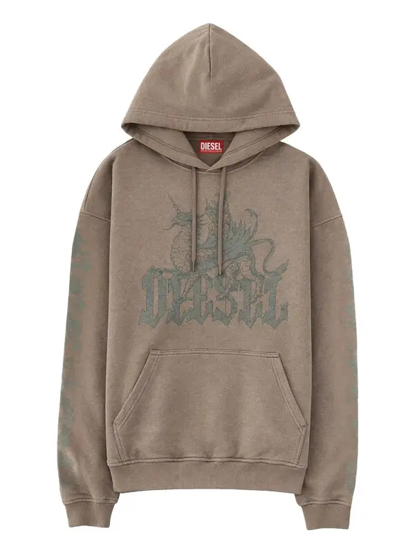 DIESEL® Felpa Con Logo - Brown