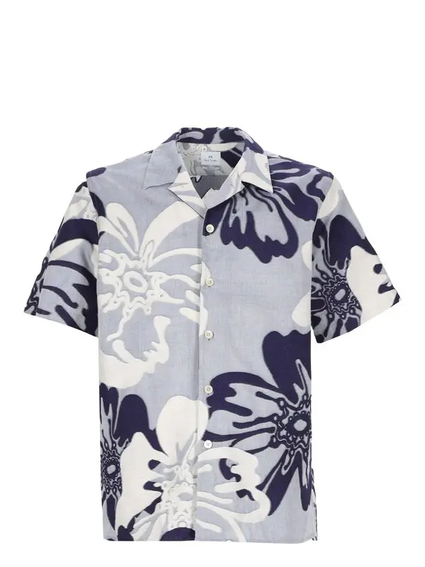 Paul Smith Camicia Con Stampa - Blue