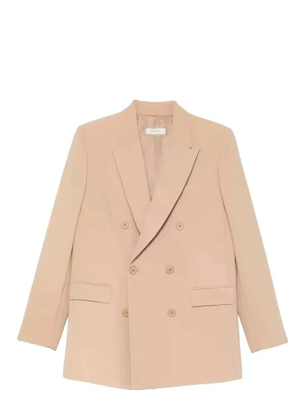 NINA 14.7 Double-breasted Blazer - Neutrals