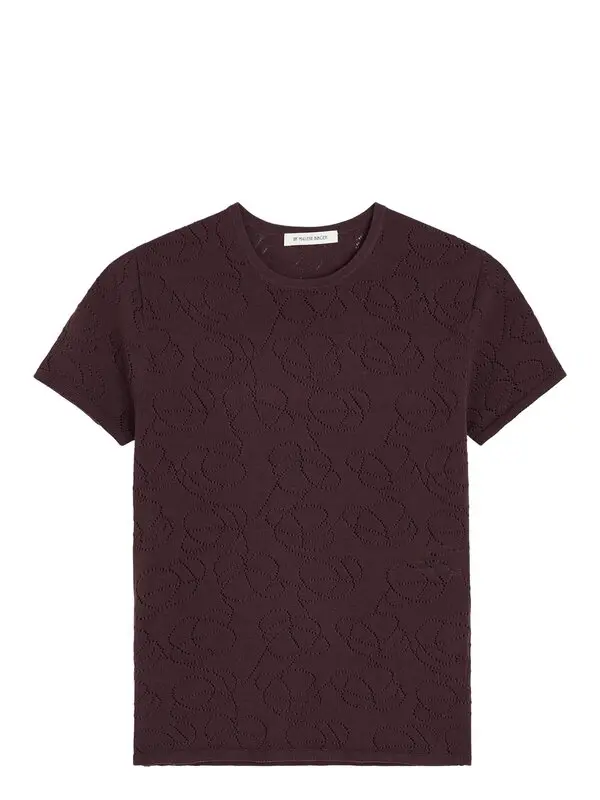 BY MALENE BIRGER Brit T-shirt - Aubergine